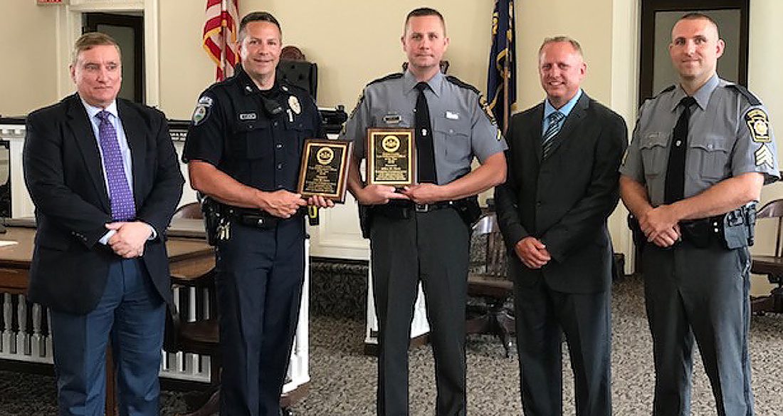Two Centre County policemen get Officer of the Year Awards | News ...
